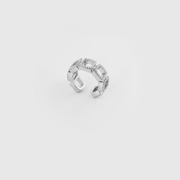 custom fashion open ring silver jewelry supplier - JINGYING JEWELRY
